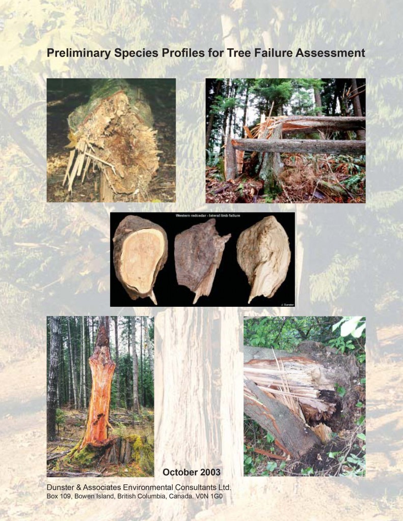 Preliminary Species Profiles for Tree Failure Assessment - Dunster and ...